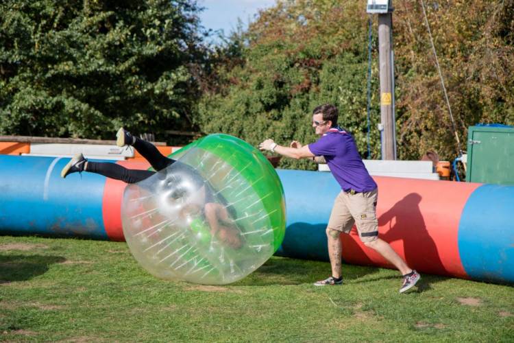 Body zorbs - in Maidstone, Kent | Lower Grange Farm